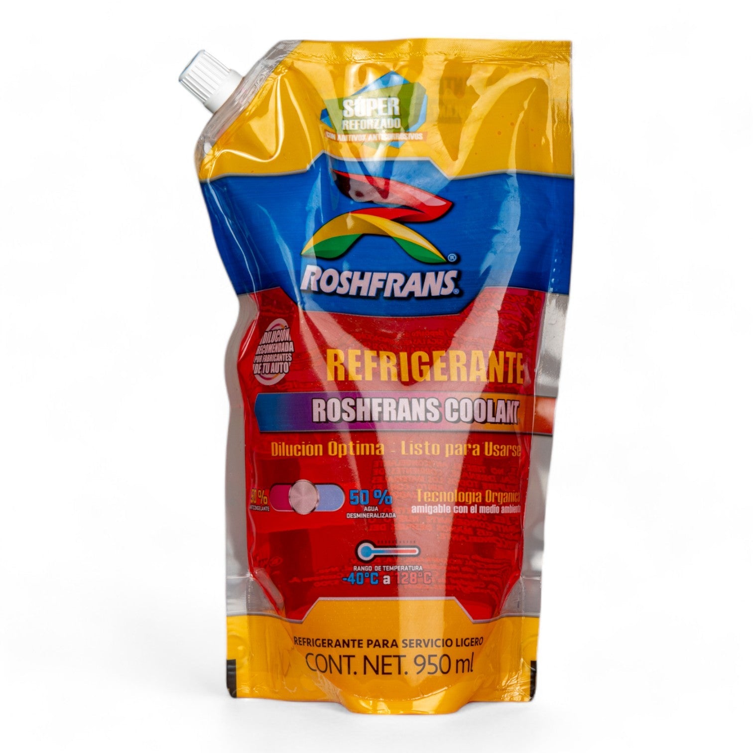 ANTICONGELANTE ROSHFRANS (950ML) BOLSA COOLANT - FERRETERÍA WITZI